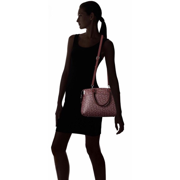 Calvin Klein | Bags | Calvin Klein Raelynn Signature Satchel In ...